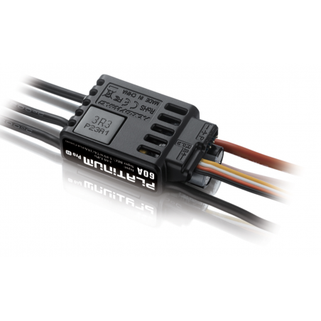 HE060 - ESC HOBBYWING PLATINUM 60A V4 3-6S